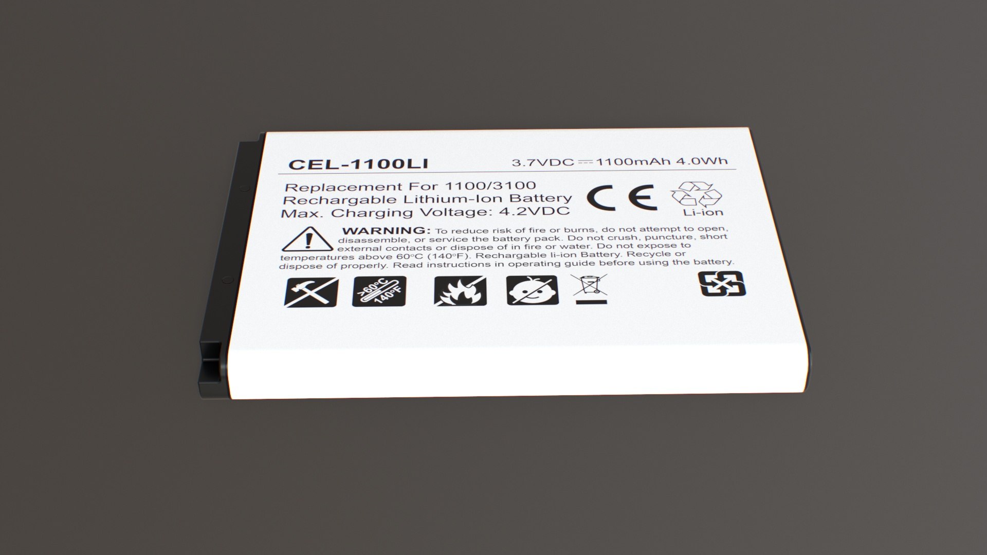 3D Model Li-ion Battery - TurboSquid 2097221