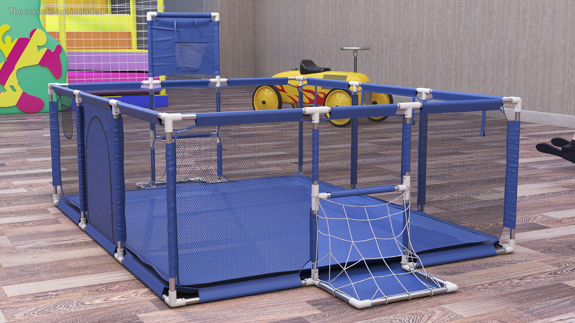 Blue Baby Playpen Model - TurboSquid 2104640