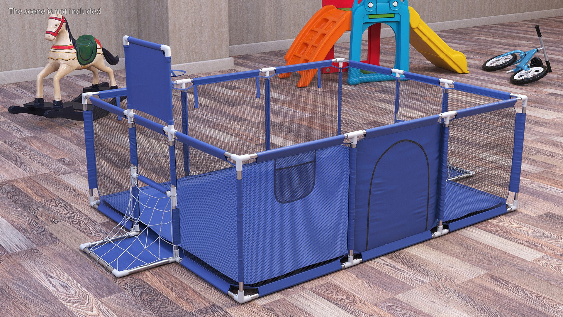 Blue Baby Playpen Model - TurboSquid 2104640
