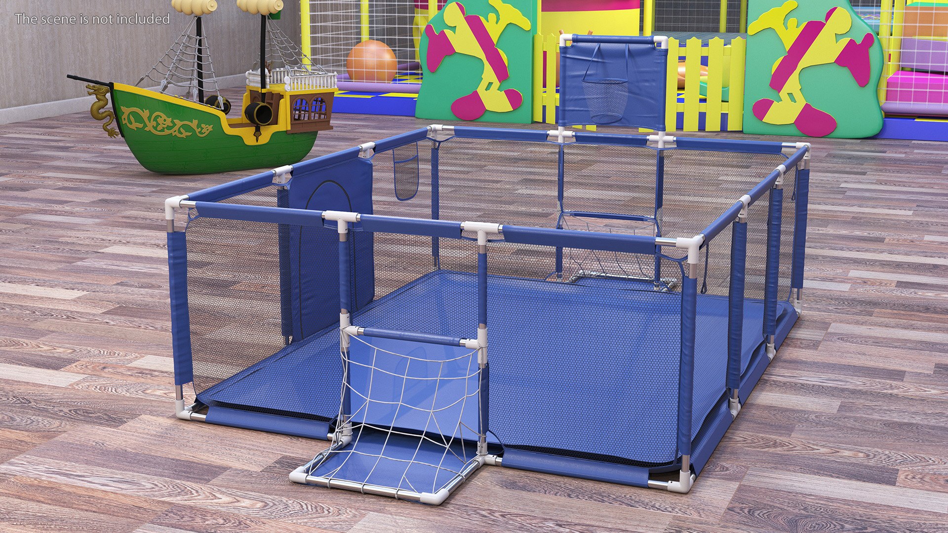 Blue Baby Playpen Model - TurboSquid 2104640