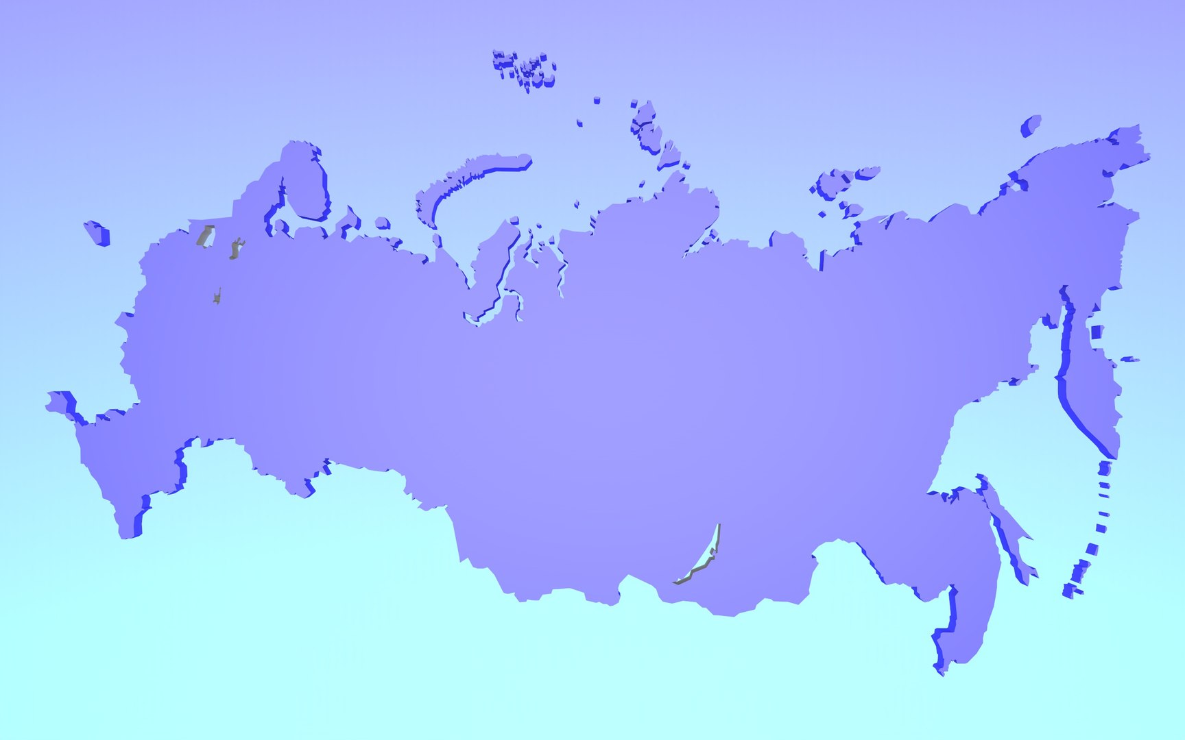Map Of Russia Model - TurboSquid 1853773