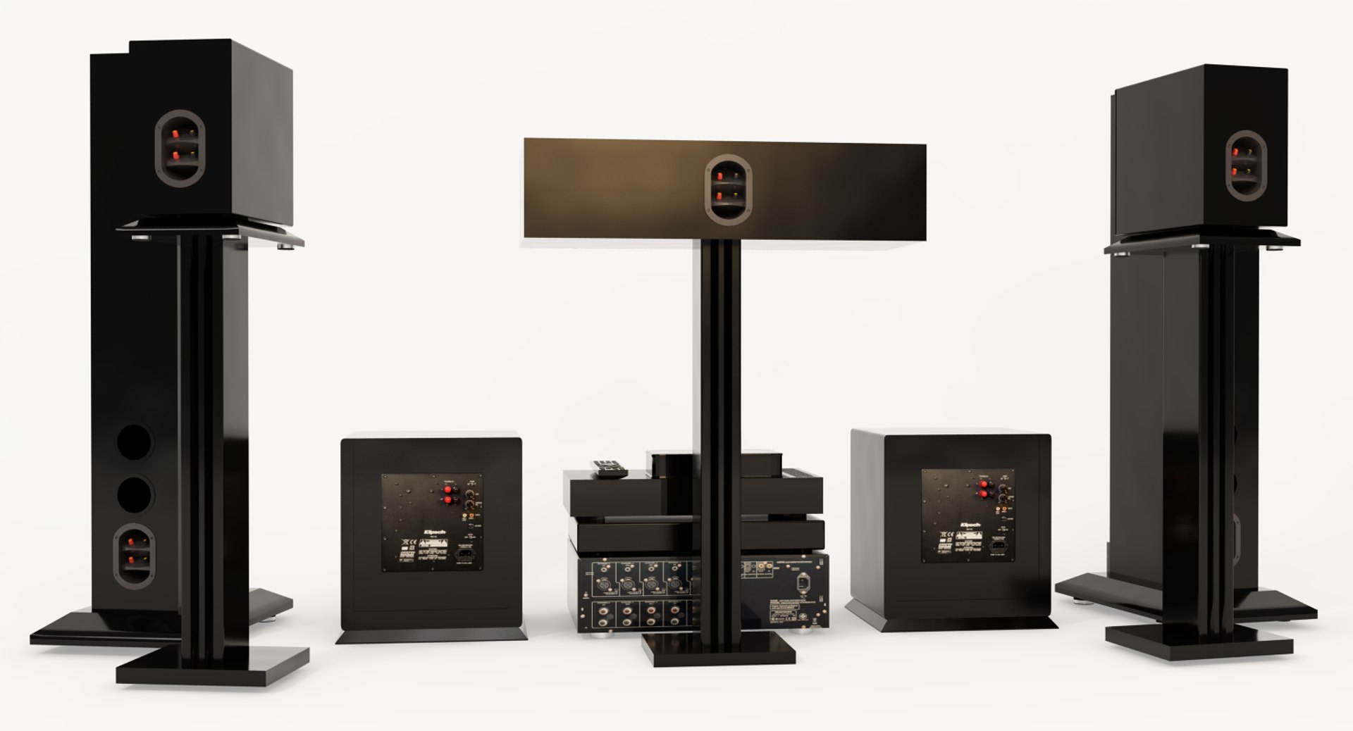 3D Klipsch Rp Hd Wireless Model - TurboSquid 1400635