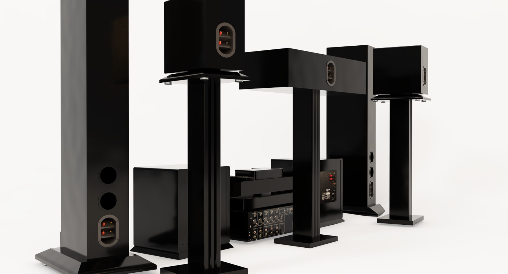 3D Klipsch Rp Hd Wireless Model - TurboSquid 1400635