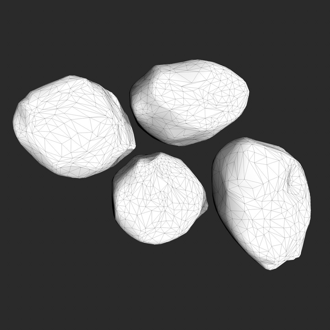 3d Stones Model