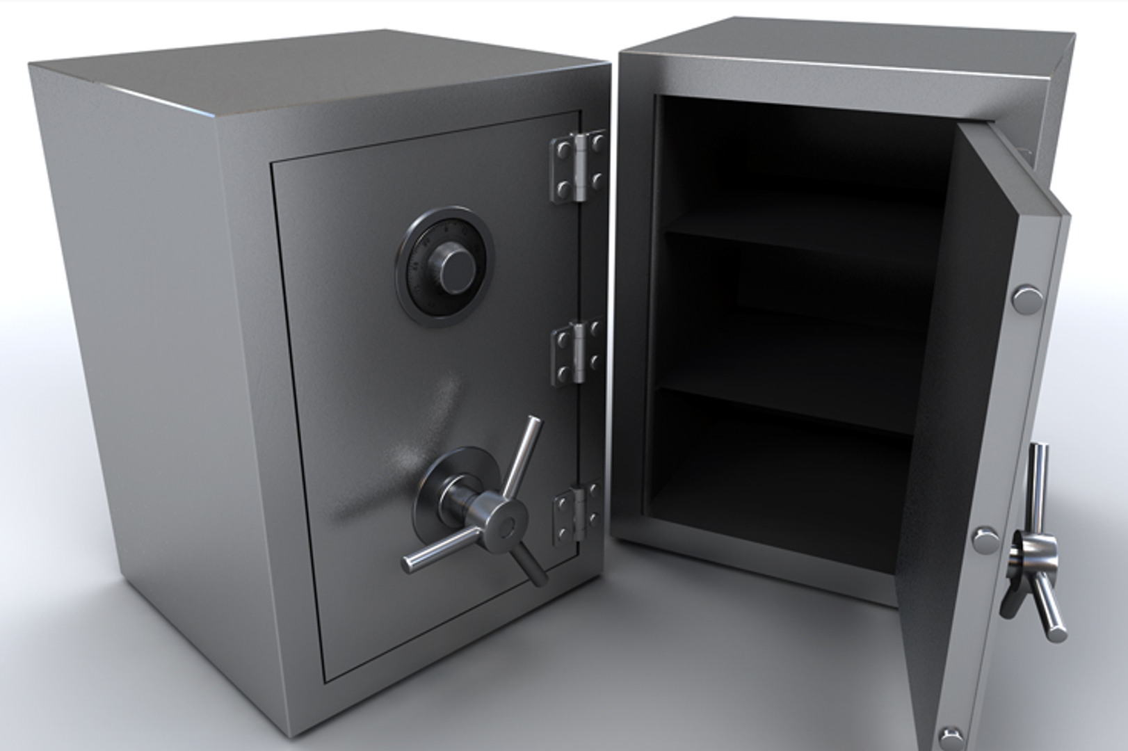 3d steel safe box