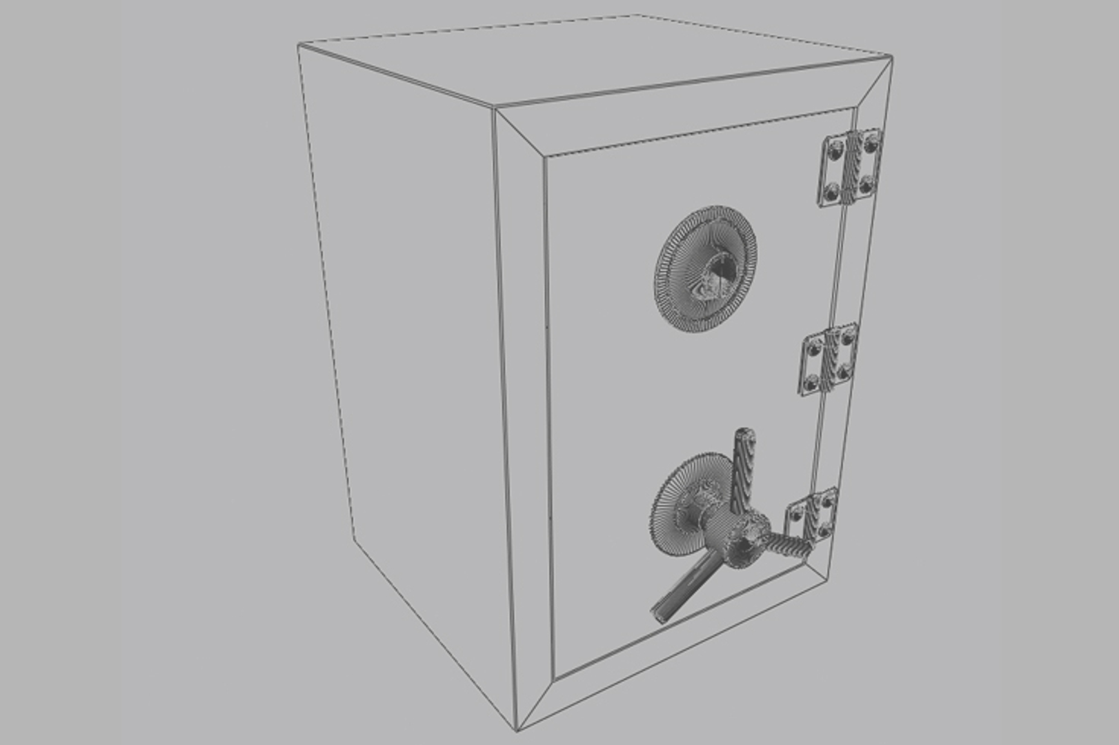 3d steel safe box