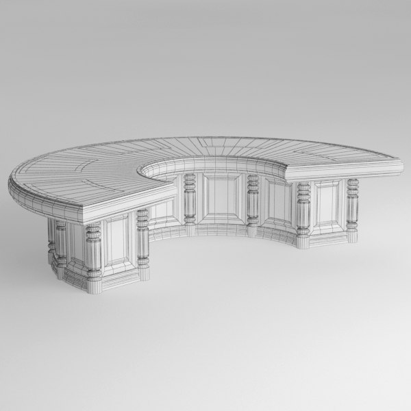 3d model table conference