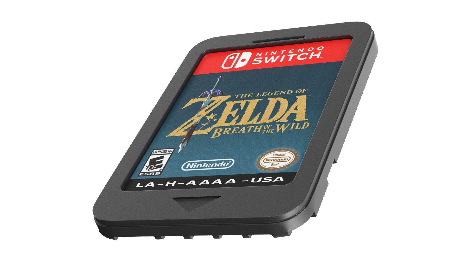 3D Detailed Zelda Case Cartridge Switch Model - TurboSquid 2065306