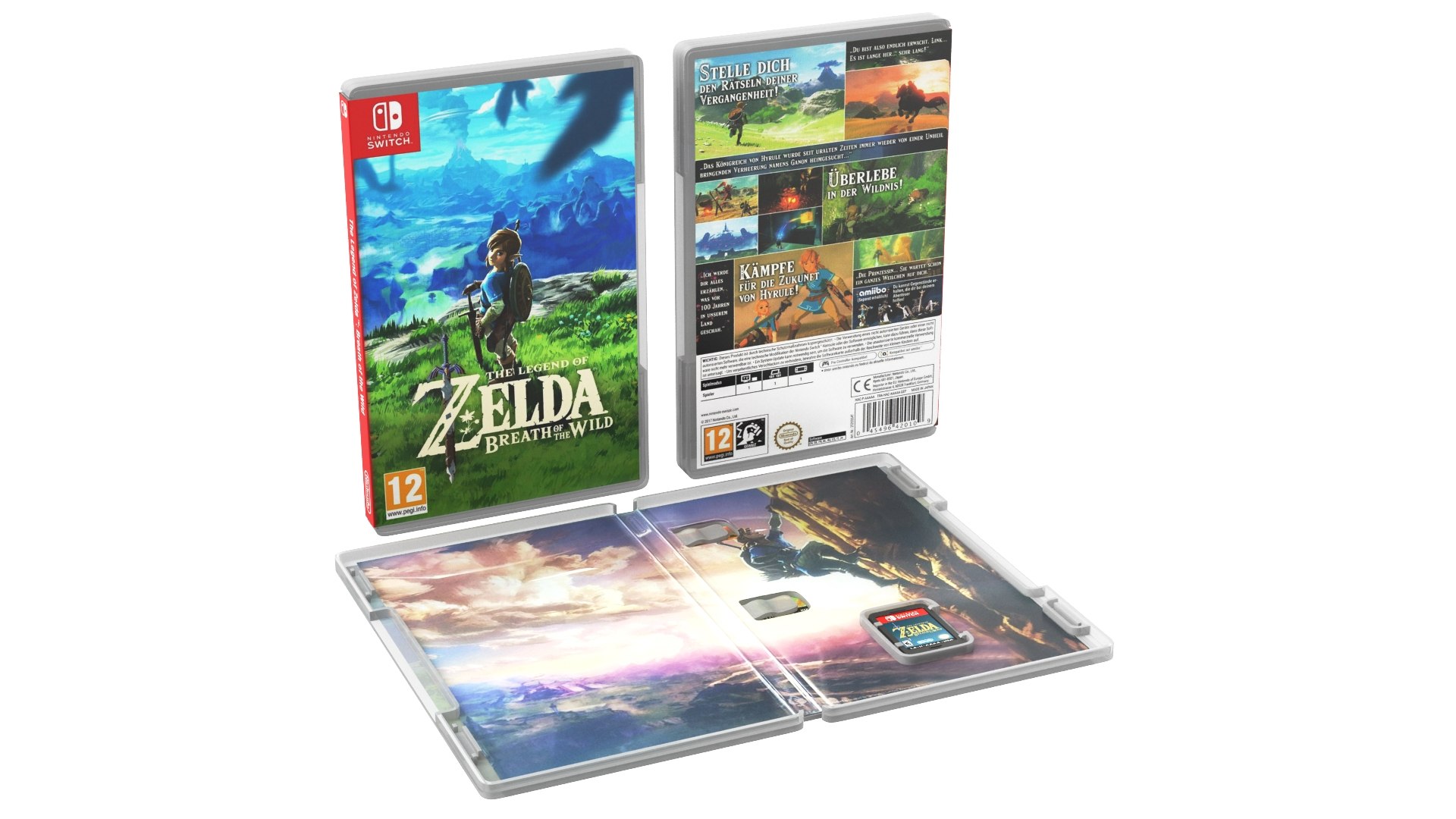 3D Detailed Zelda Case Cartridge Switch Model - TurboSquid 2065306