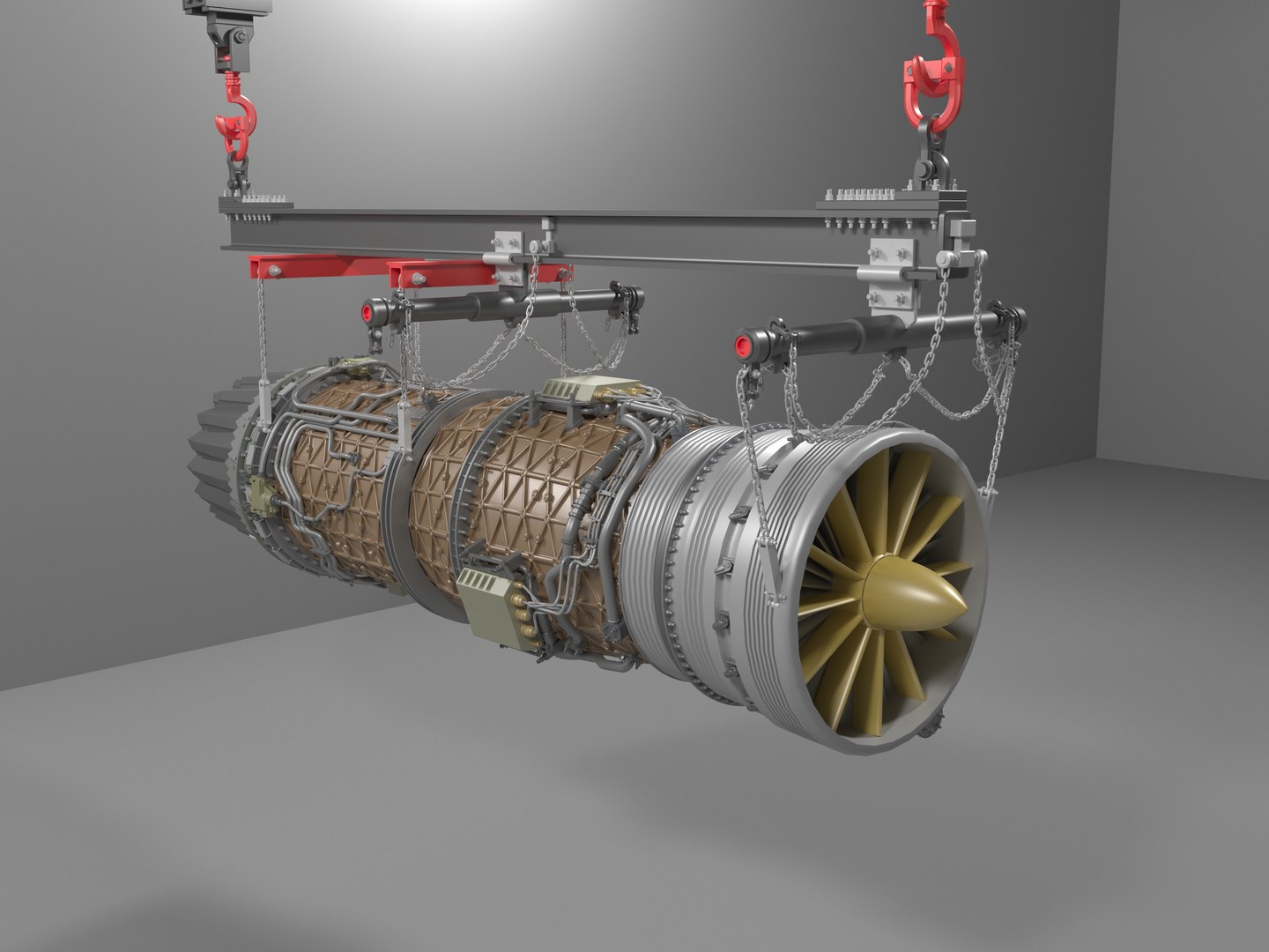 Turbo Jet Engine 3D - TurboSquid 1247778