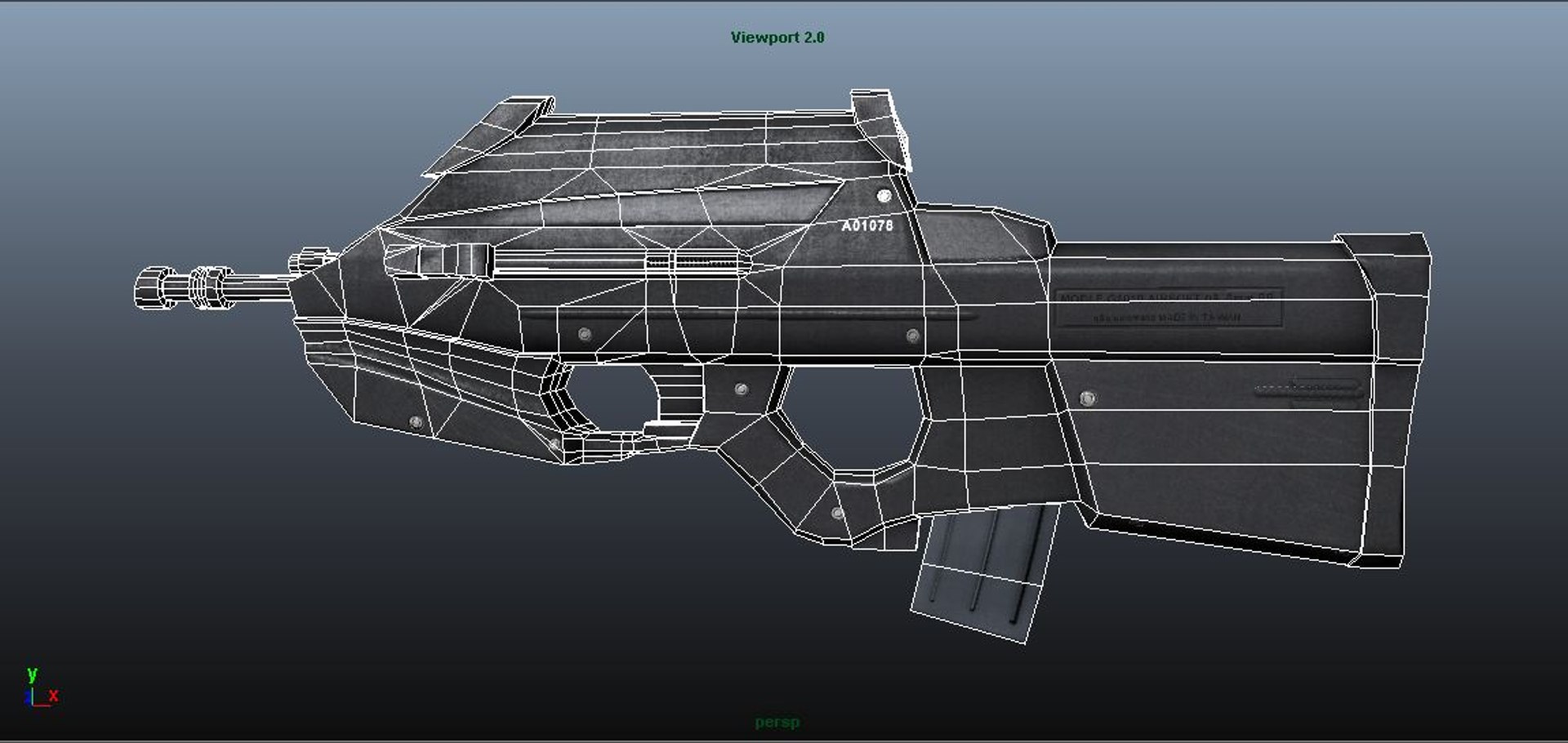 Fn 2000 Gun 3D - TurboSquid 1171128