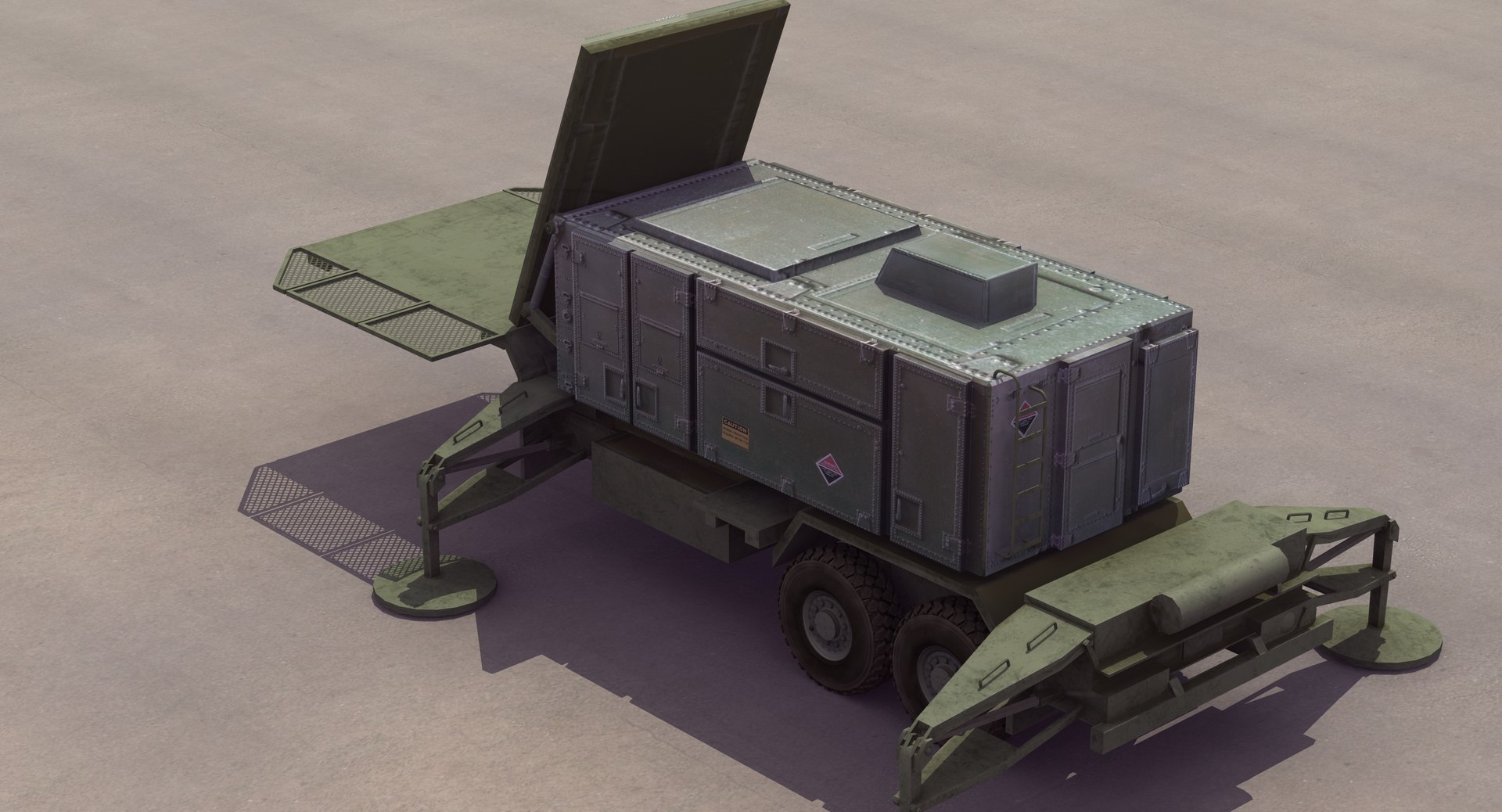 Patriot Radar Cad Model