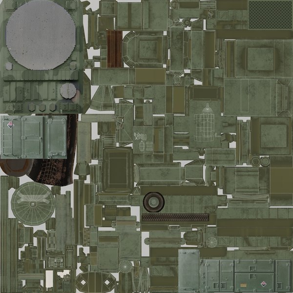 MPQ-53 애국자 레이더 3D 모델 - TurboSquid 1400624