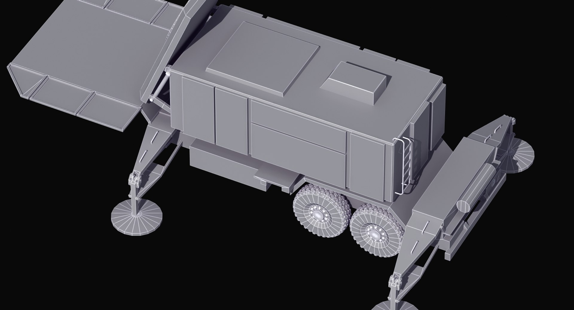 Patriot Radar Cad Model