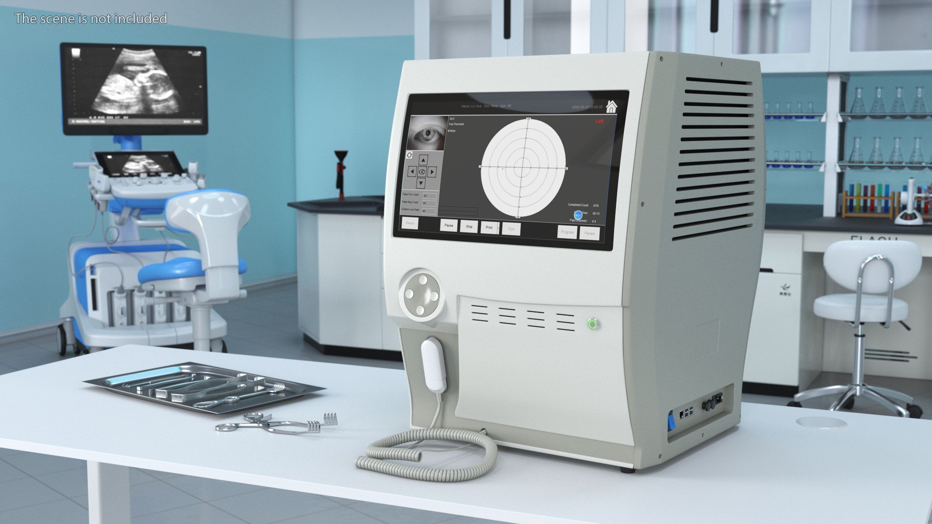 3D Ophthalmic Visual Field Analyser Model - TurboSquid 2381766