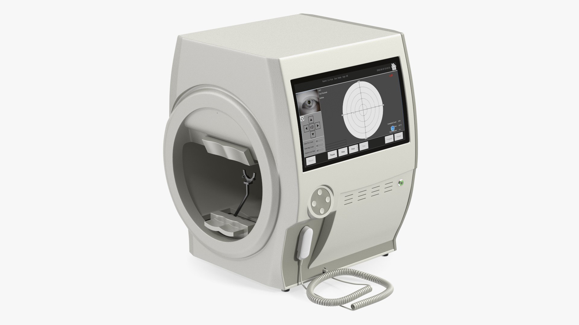 3D Ophthalmic Visual Field Analyser Model - TurboSquid 2381766