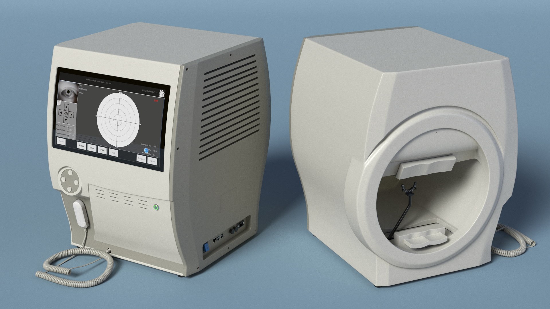 3D Ophthalmic Visual Field Analyser Model - TurboSquid 2381766