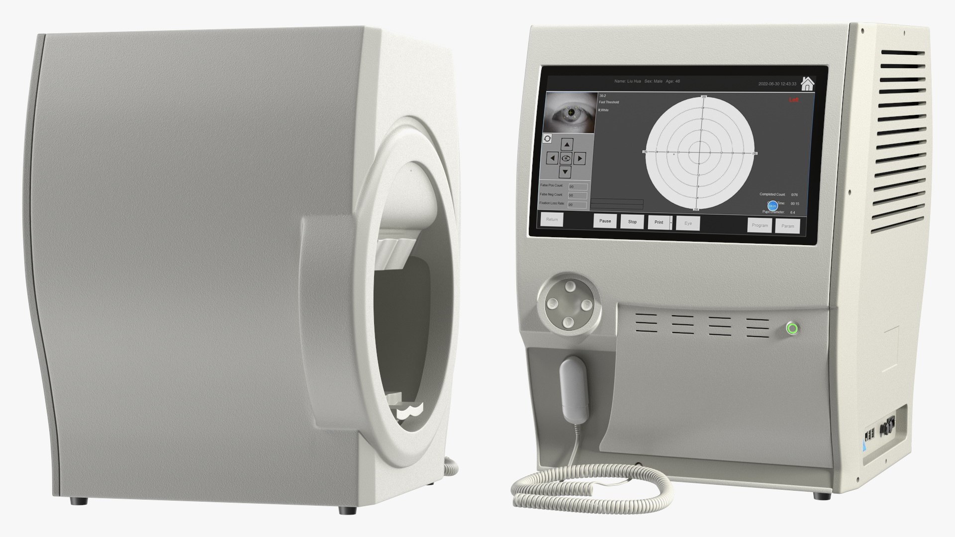 3D Ophthalmic Visual Field Analyser Model - TurboSquid 2381766