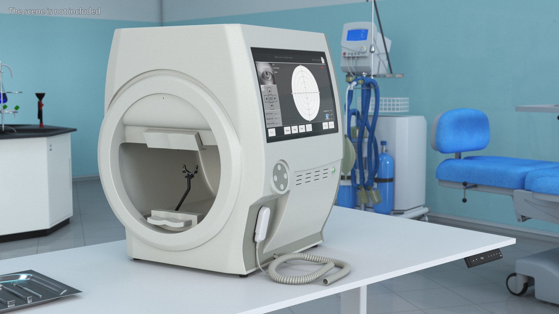 3D Ophthalmic Visual Field Analyser Model - TurboSquid 2381766