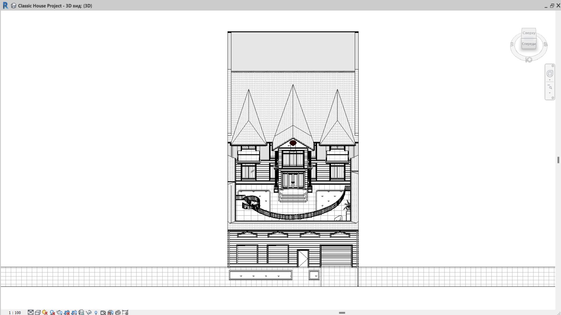 Revit Classic House Model 3D Model - TurboSquid 2227235