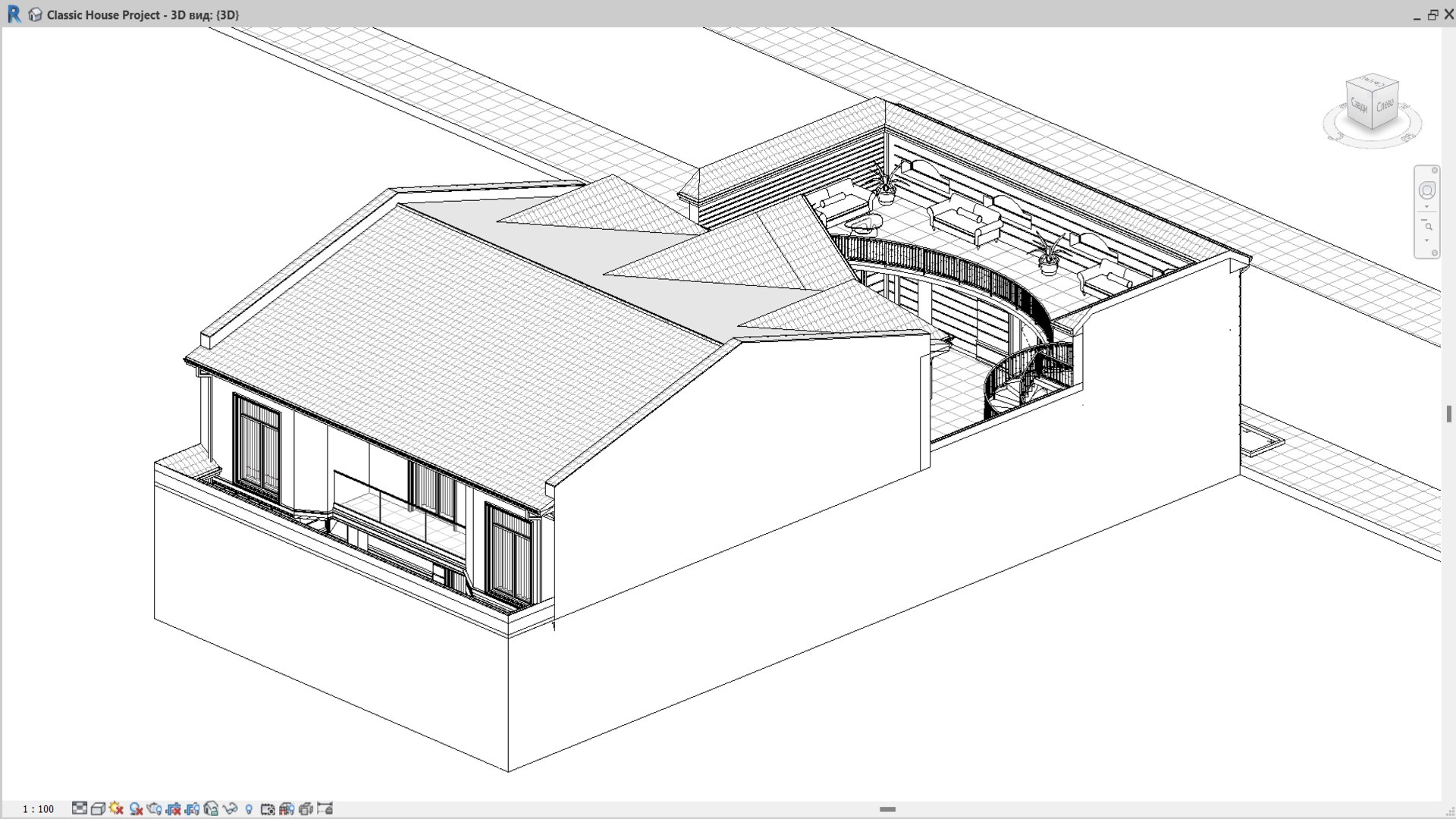 Revit Classic House Model 3D Model - TurboSquid 2227235
