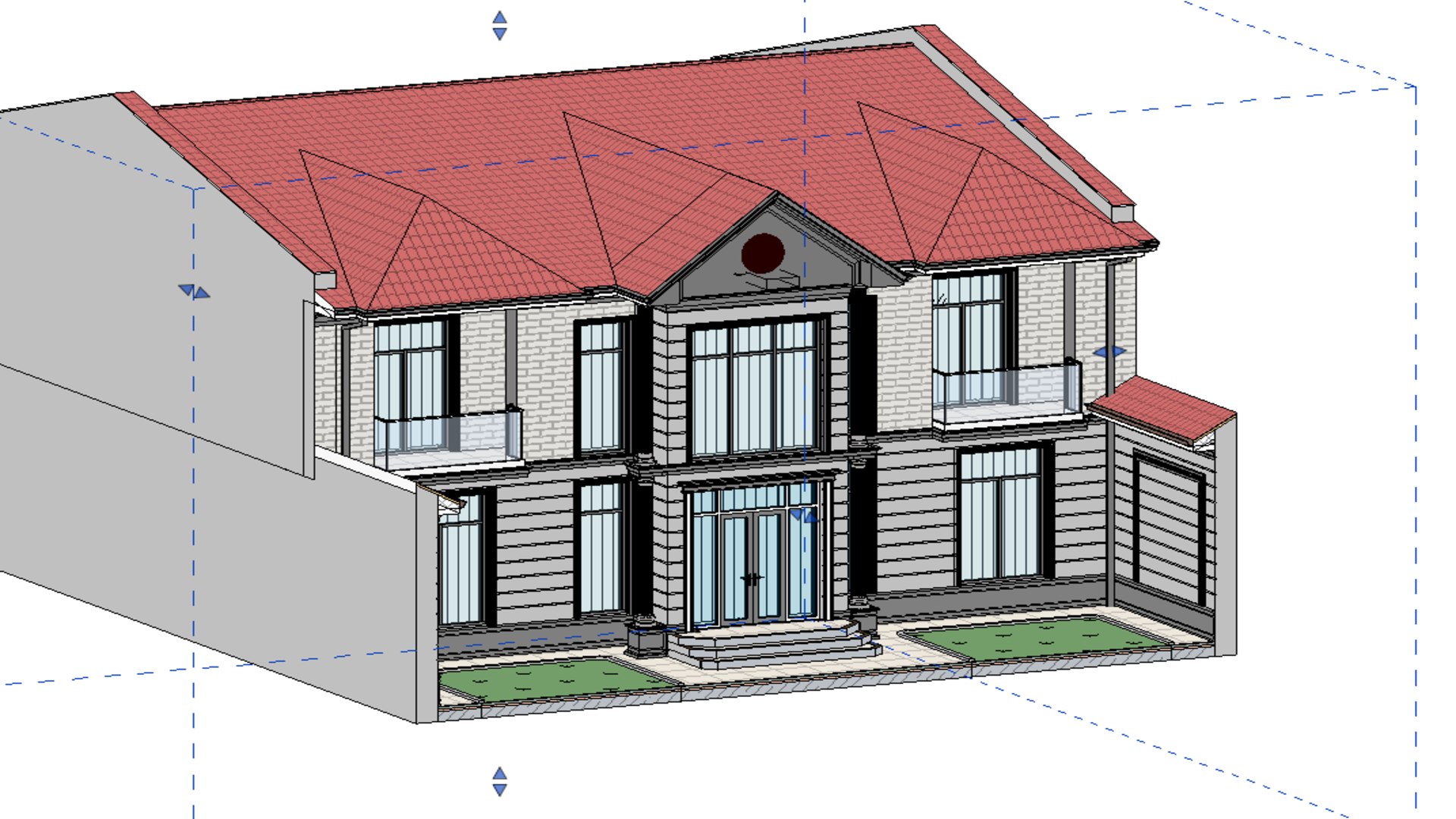 Revit Classic House Model 3D Model - TurboSquid 2227235