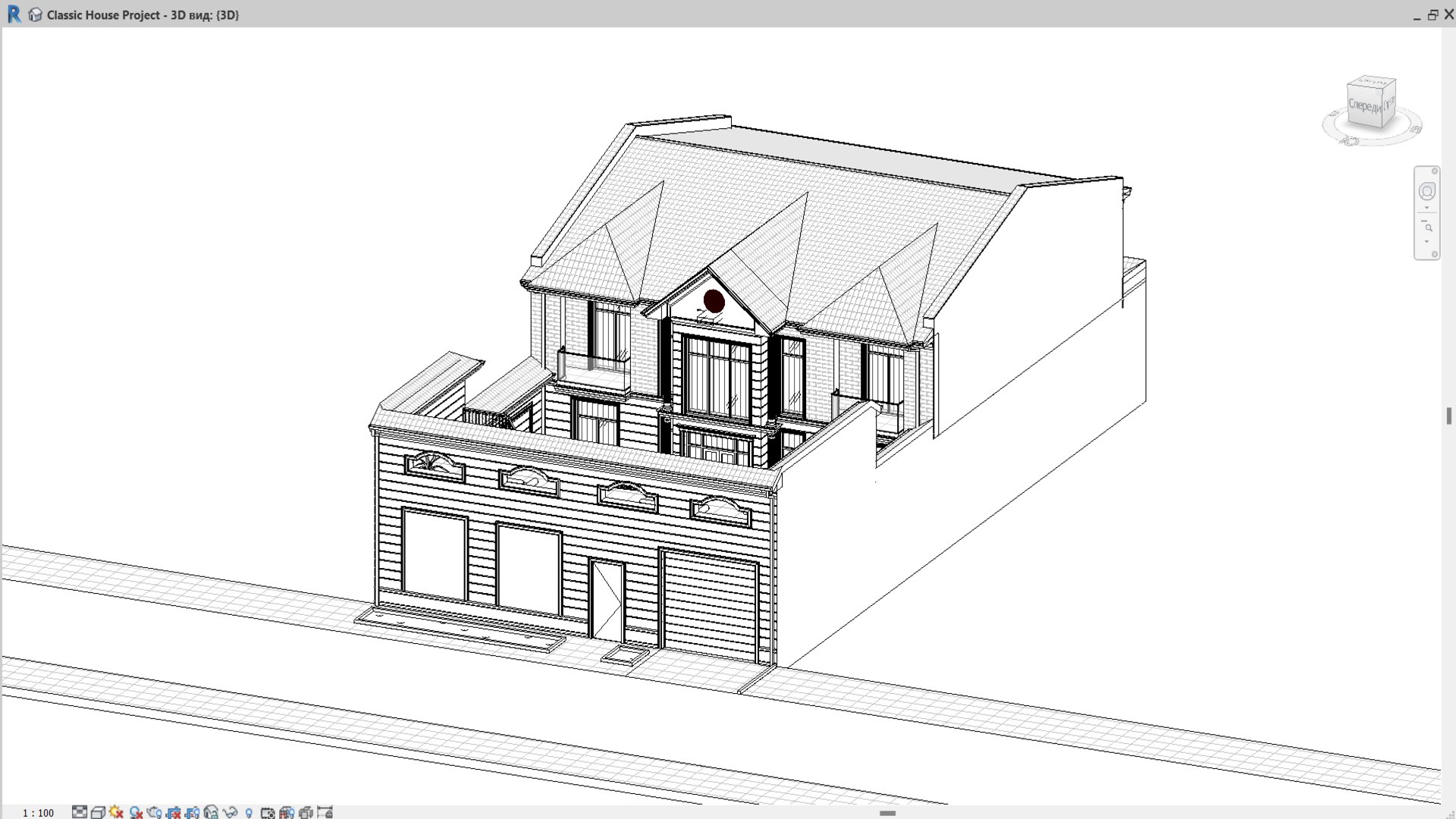 Revit Classic House Model 3D Model - TurboSquid 2227235