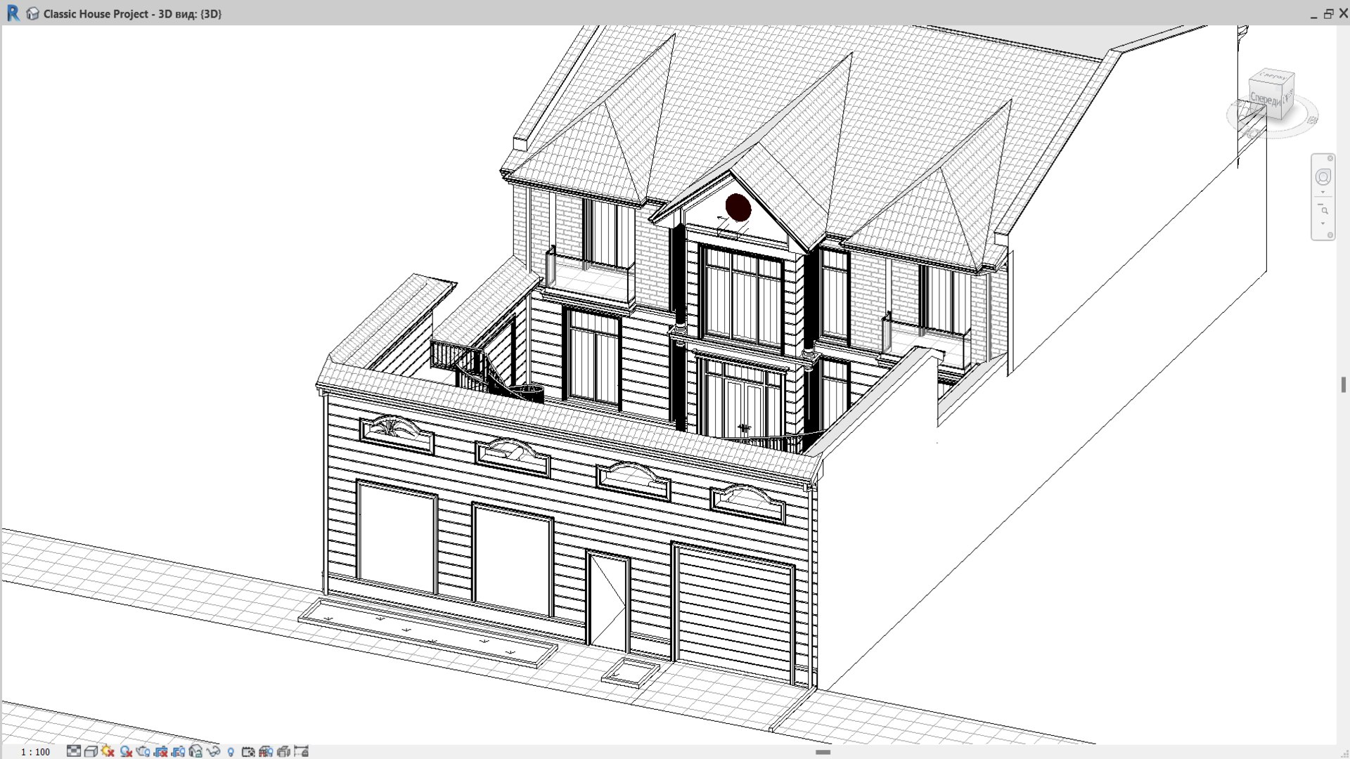 Revit Classic House Model 3D Model - TurboSquid 2227235