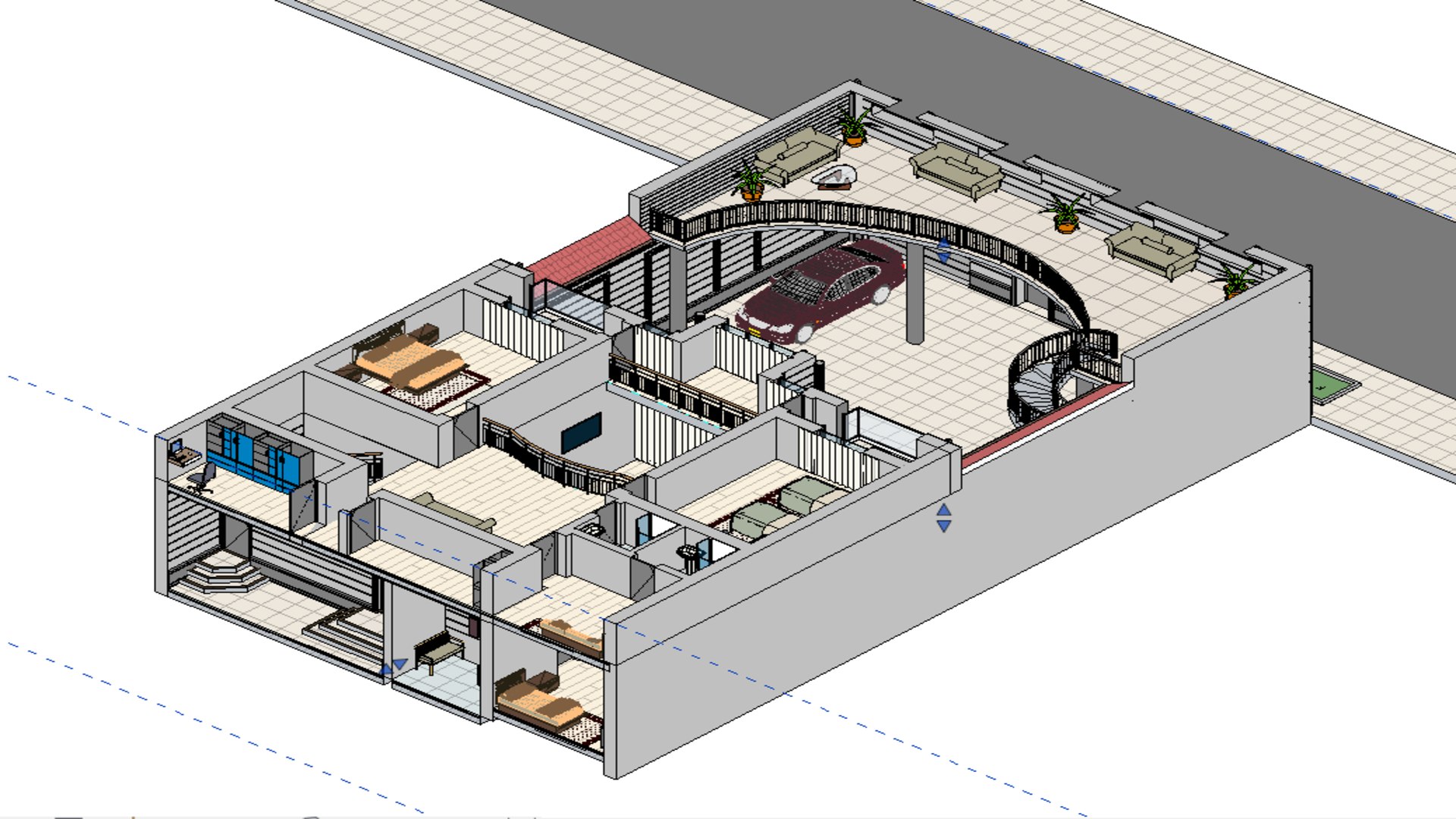 Revit Classic House Model 3D Model - TurboSquid 2227235