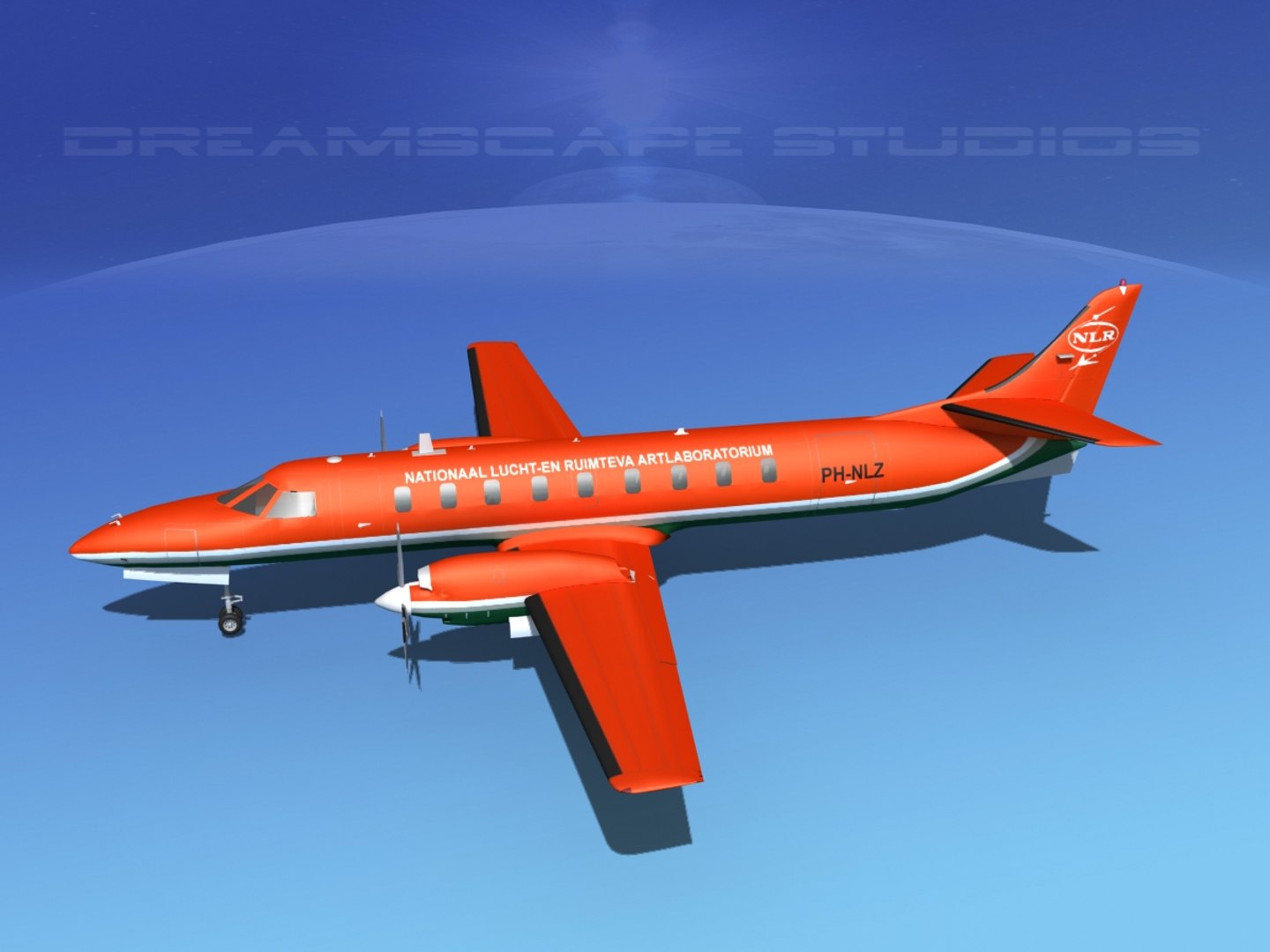 3d Model Of Metroliner Sa226 Swearingen