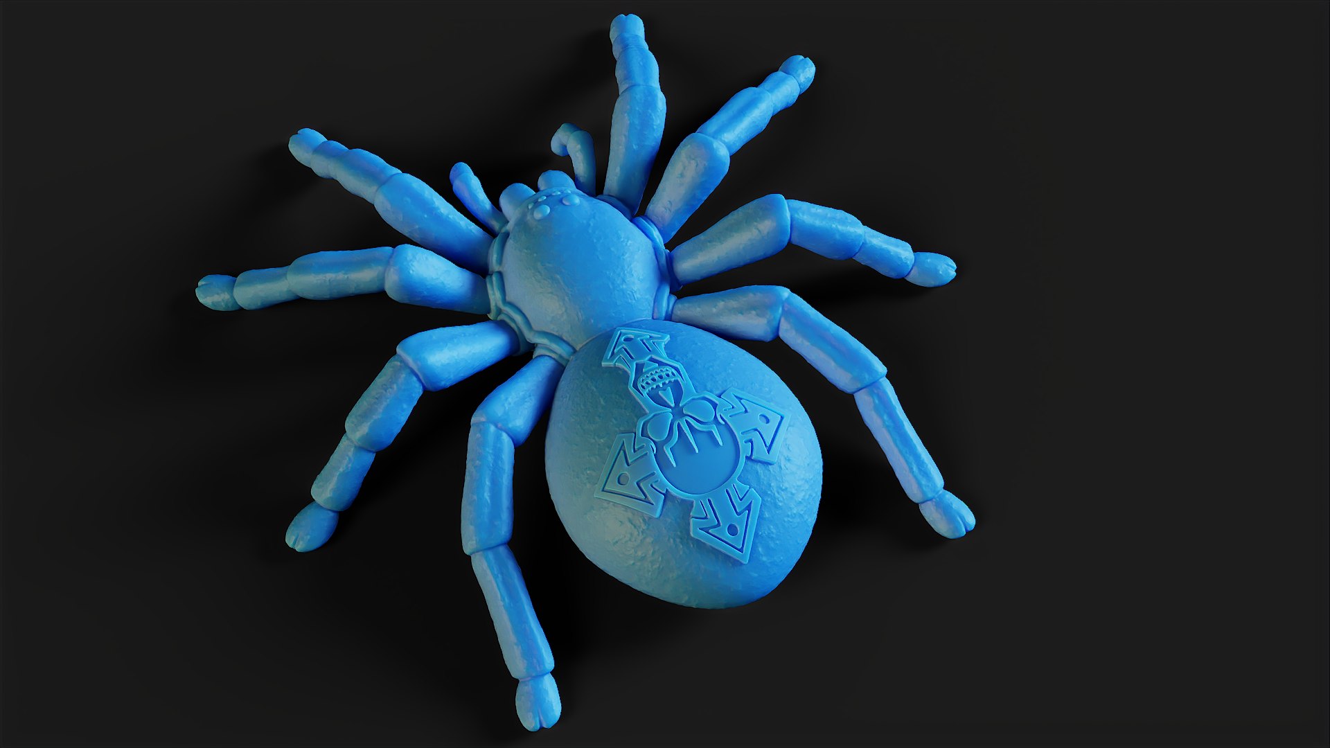 Scarry Spider Print 3d Model