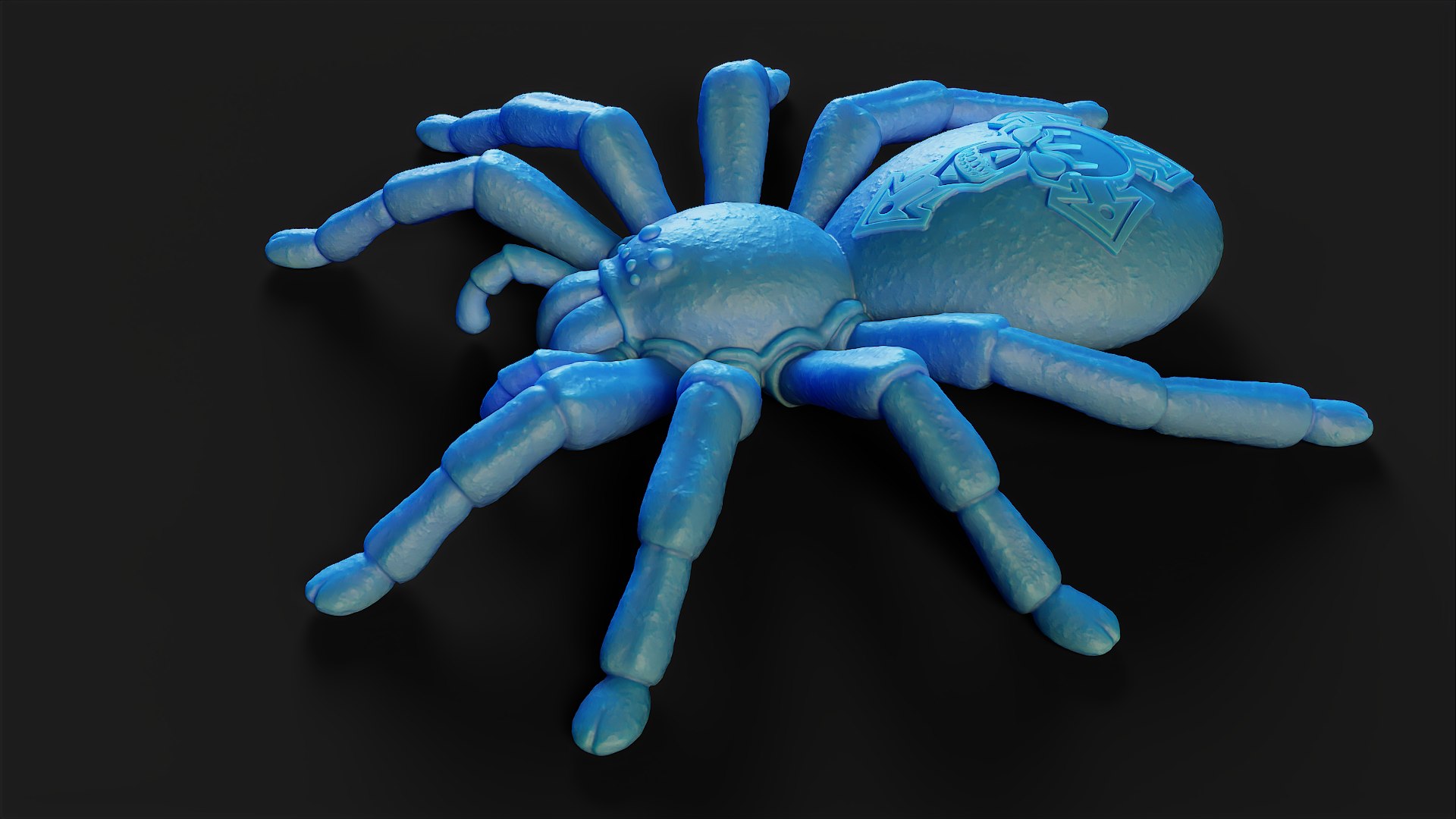 Scarry Spider Print 3d Model