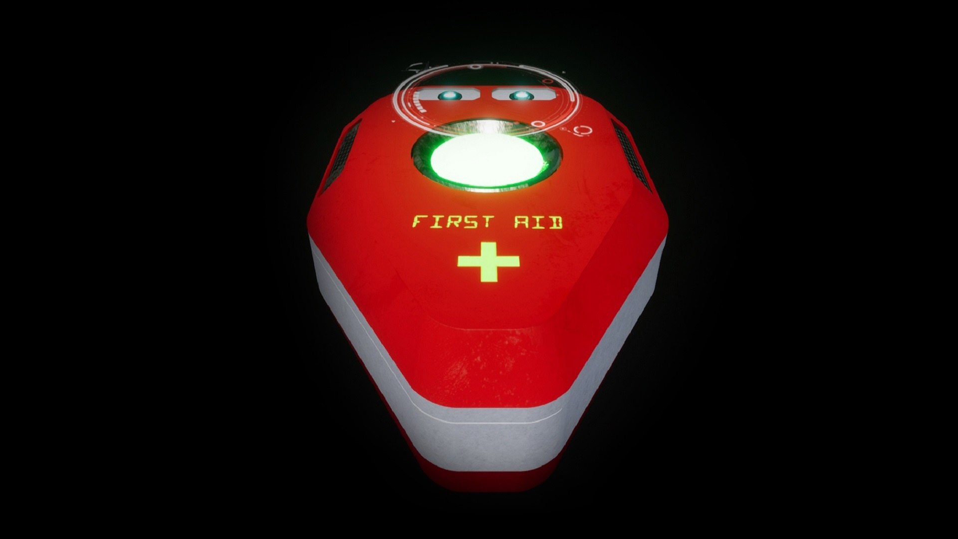 SCI-FI Med Kit Crate With A Variety Of Medical Kits 3D Model ...