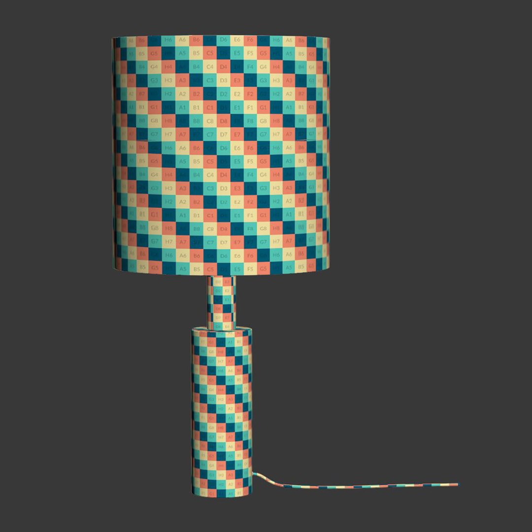 3D Jony Table Lamp Model - TurboSquid 1856278