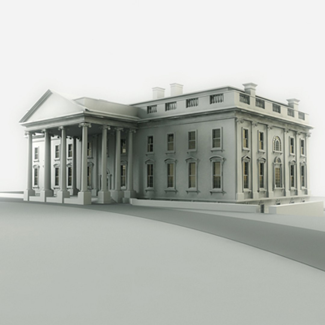 3d whitehouse white house model