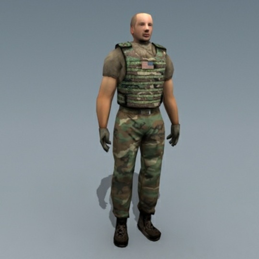 3d Army Driver Model
