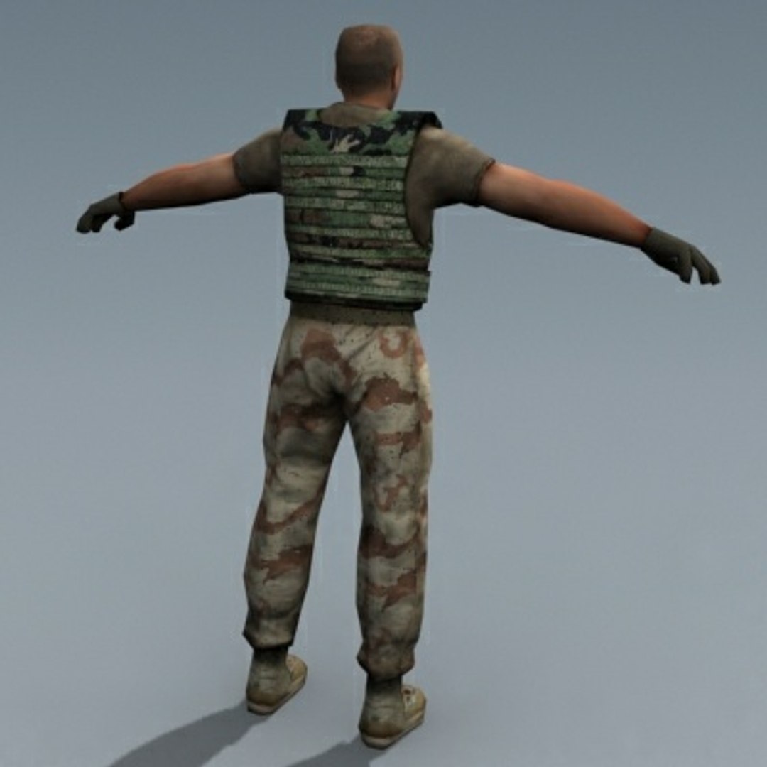 3d Army Driver Model