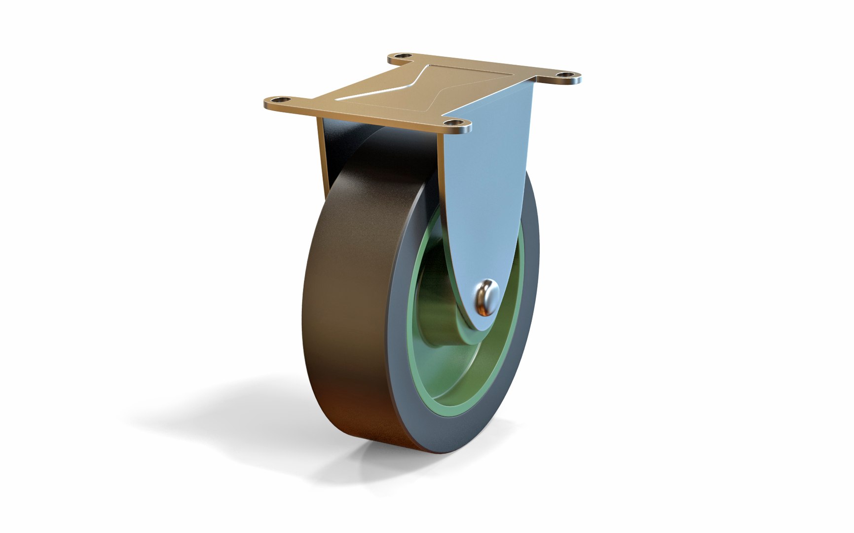 3D Caster Wheel Model - TurboSquid 1412392