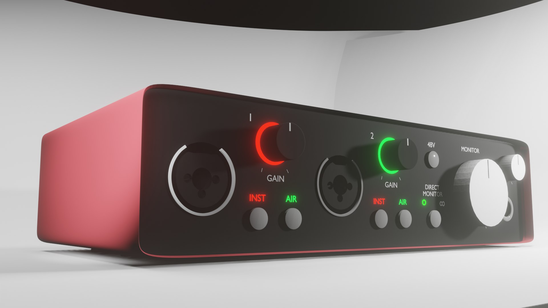 Audio Interface - Scarlett 2i2 3rd Gen - Model Model - TurboSquid 1714762