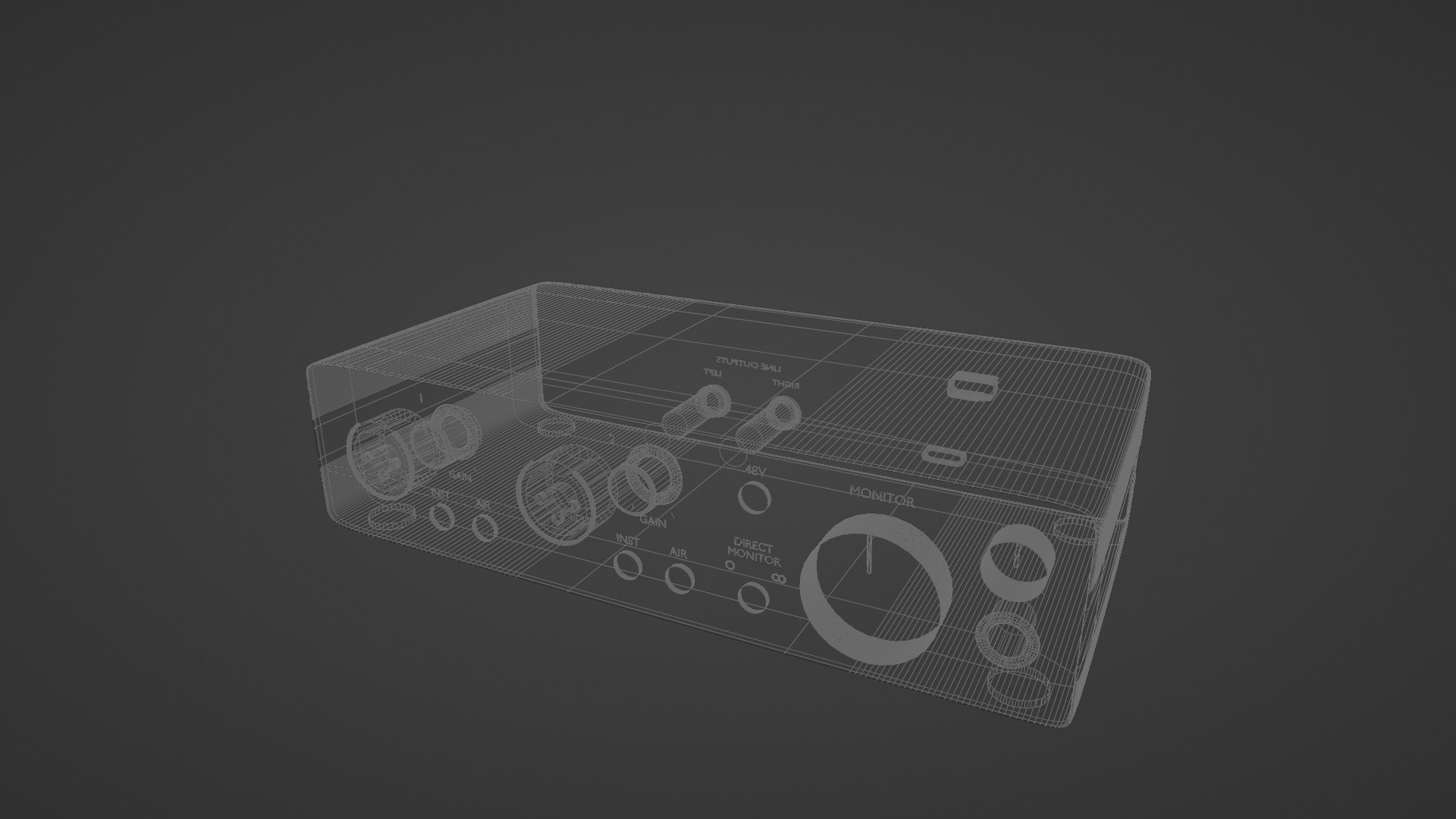 Audio Interface - Scarlett 2i2 3rd Gen - Model Model - TurboSquid 1714762