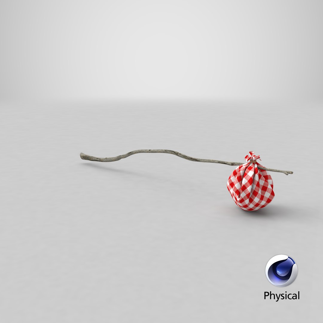 3D bindle stick - TurboSquid 1416103