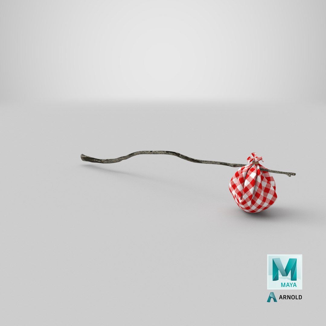 3D bindle stick - TurboSquid 1416103