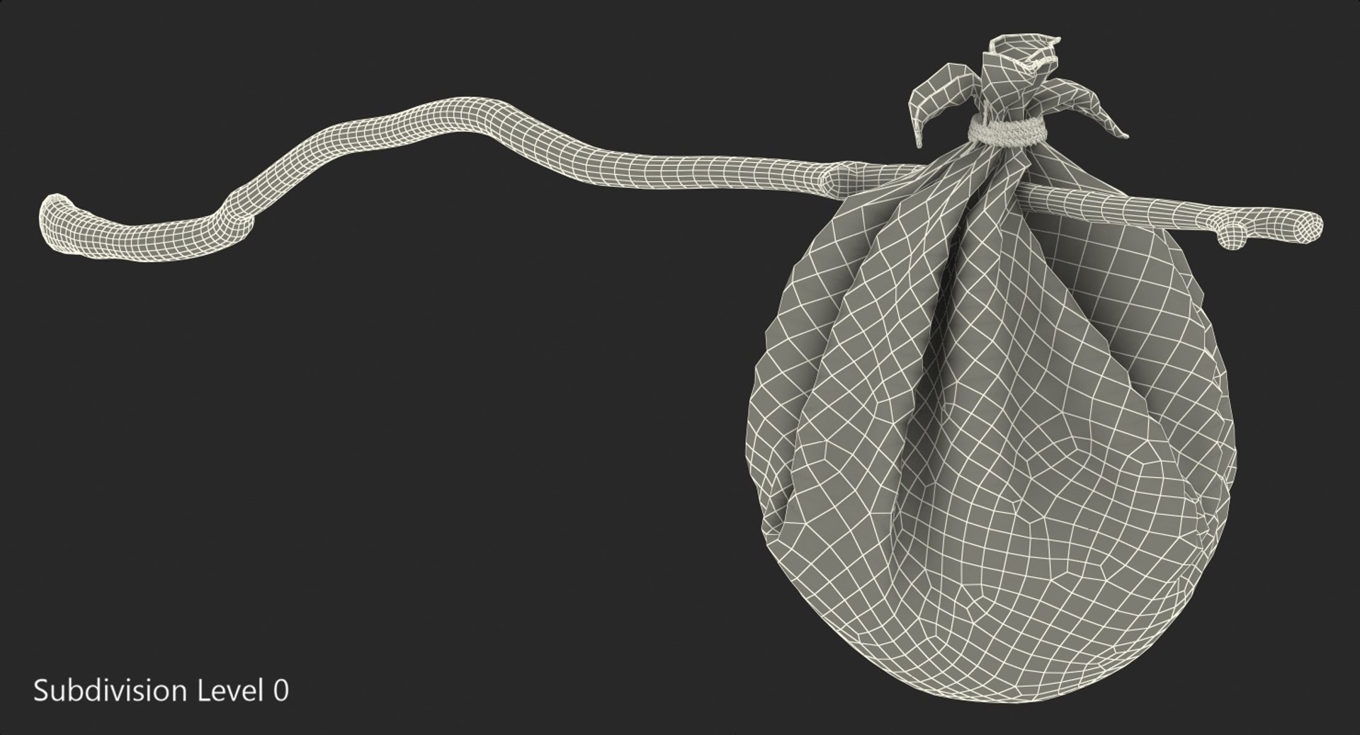 3D Bindle Stick - TurboSquid 1416103