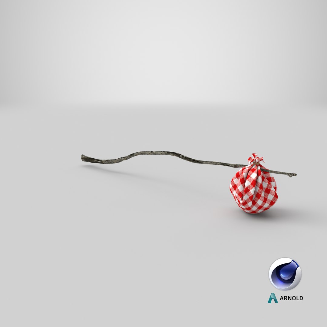 3D bindle stick - TurboSquid 1416103