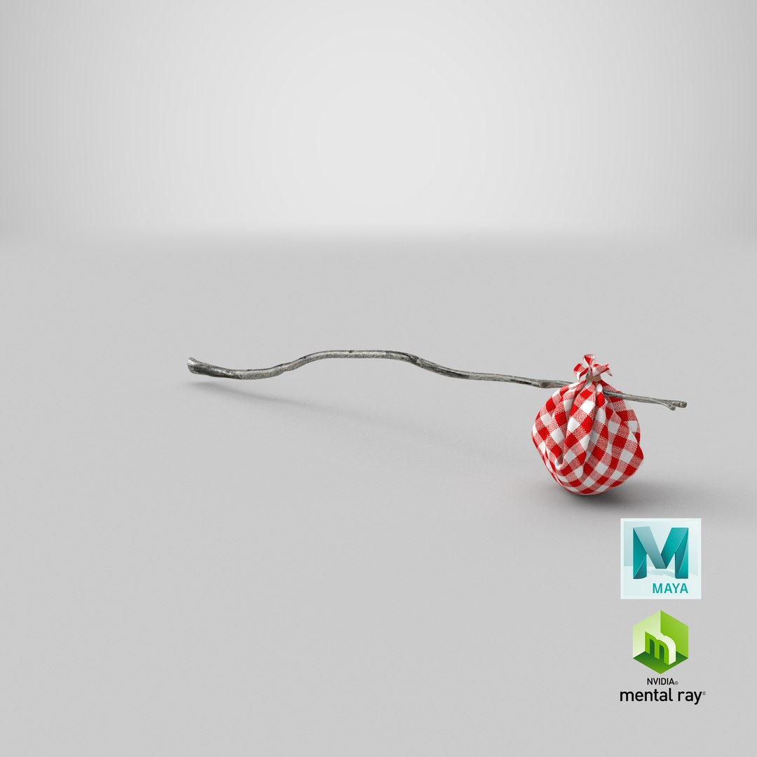 3D bindle stick - TurboSquid 1416103