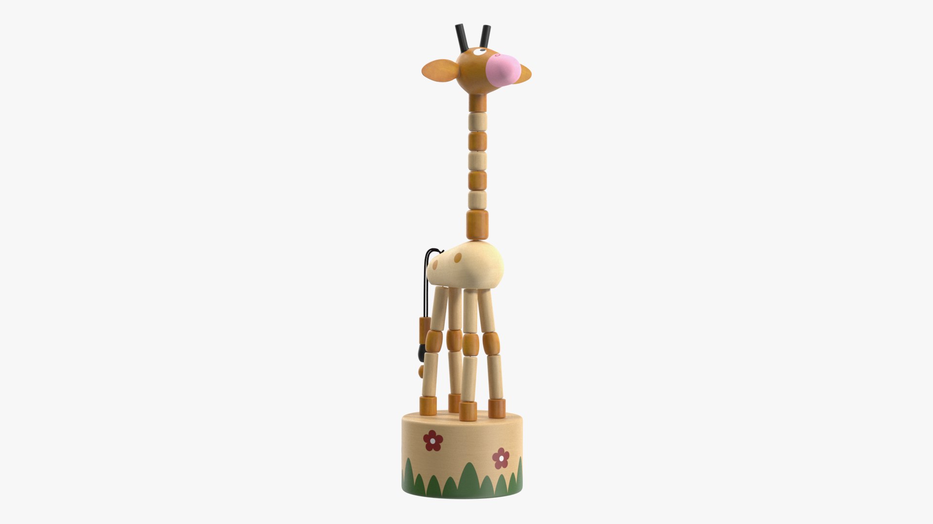 3D Giraffe Push Puppet Toy Rigged for Cinema 4D - TurboSquid 2018540