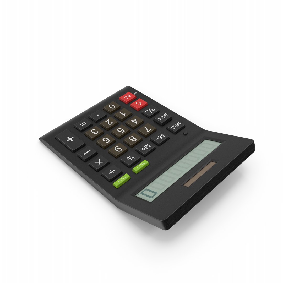 3D Calculator - TurboSquid 1845428