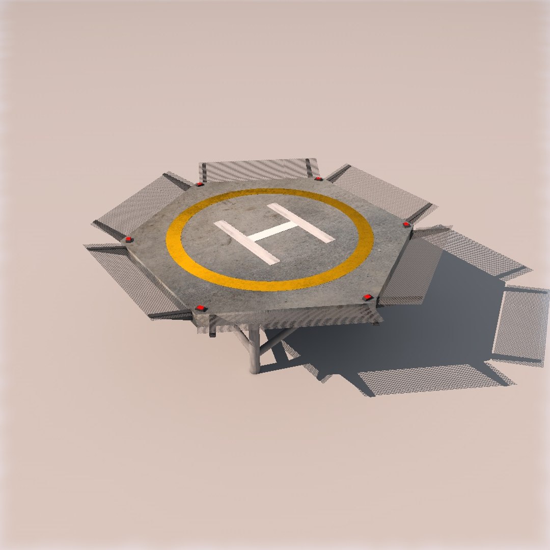 3d pad helipad