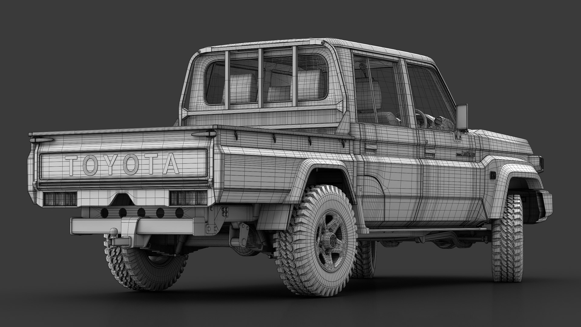 3D 2024 Toyota Land Cruiser LC79 Model - TurboSquid 2419267