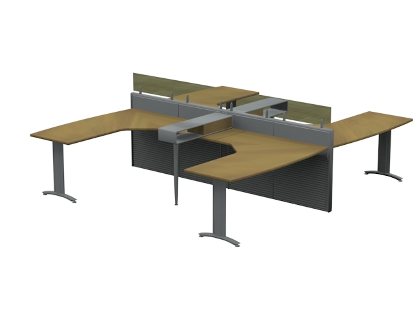 Types Desk 3d Model
